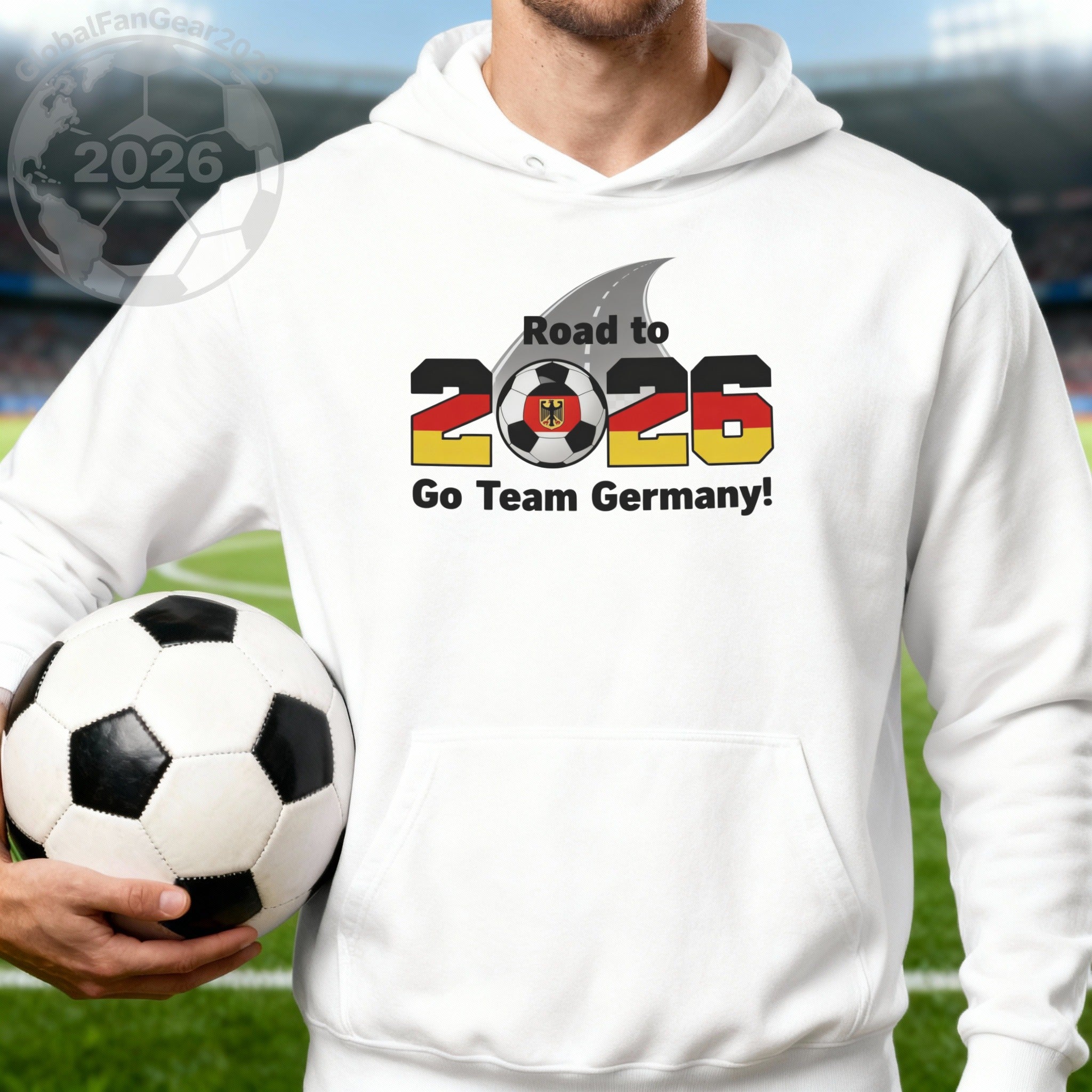 Germany Fan Gear Soccer Unisex Hoodie: Limited Edition Road to 2026 De ...
